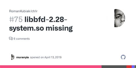 Libbfd 228 Systemso Missing · Issue 75 · Romankubiakctrlr · Github