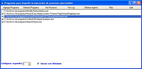 Impedir la ejecución de procesos y ejecutables usando Wmi código fuente vb