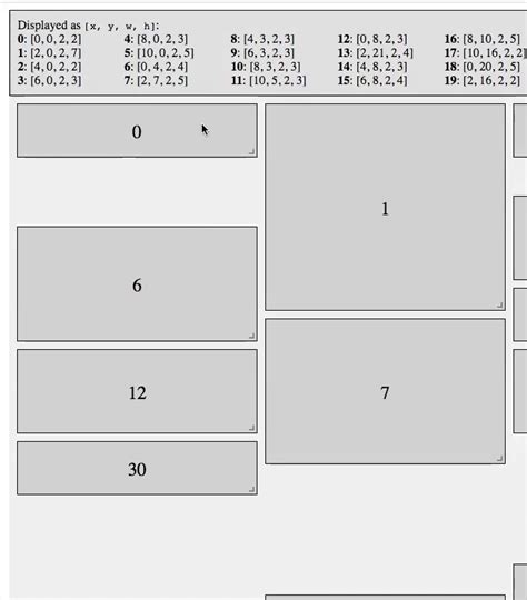 With No Vertical Compaction Cant Drag Past Some Boxes To Top And