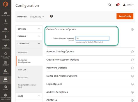 How To Configure Customer Accounts In Magento