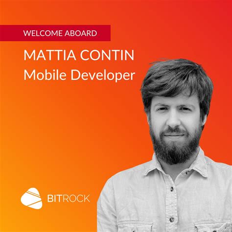 bitrock on linkedin please join us in welcome mattia contin who will