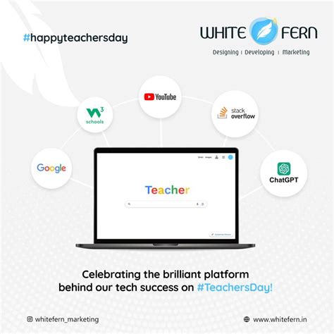 Whitefern Digital Marketing Company On Linkedin Teachersday