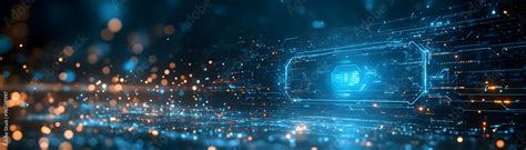 Ai Automation And Cost Efficiency Frame Concept Sleek Border Design With Ai Icons And Cost