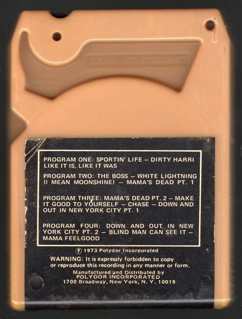 James Brown Black Caesar Original Soundtrack 1973 Polydor A4 8