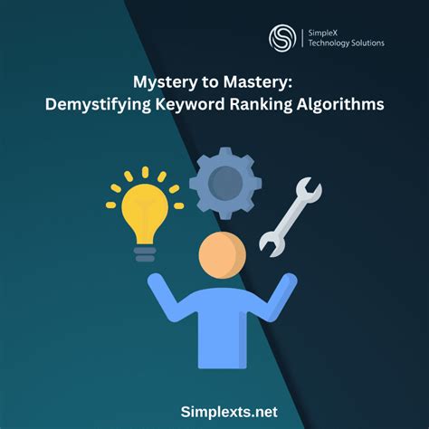 From Mystery To Mastery Demystifying Keyword Ranking Algorithms Restaurant Ecommerce Solution