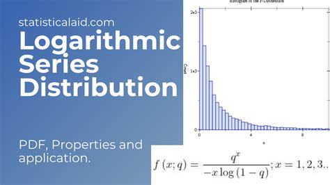 Logarithmic Series Distribution Definition Properties And Application