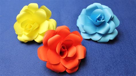 Como Fazer Flor De Papel Sulfite Passo A Passo Com Moldes