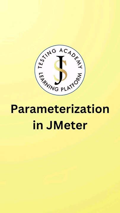 Parameterization In Jmeter Js Testing Academy Youtube