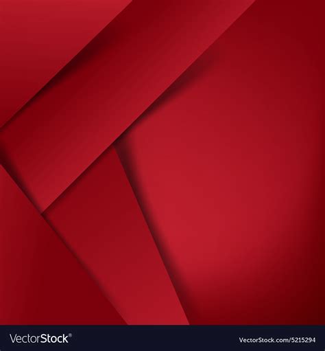 Abstract Red Background Overlap Layer And Shadow Vector Image