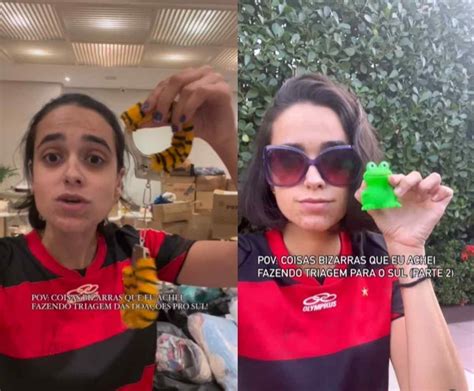 Vídeo Voluntária Encontra Algemas De Sex Shop Em Doações Para O Rs Metrópoles