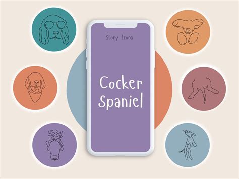 Cocker Spaniel Instagram Story Highlight Covers Dog Instagram Story