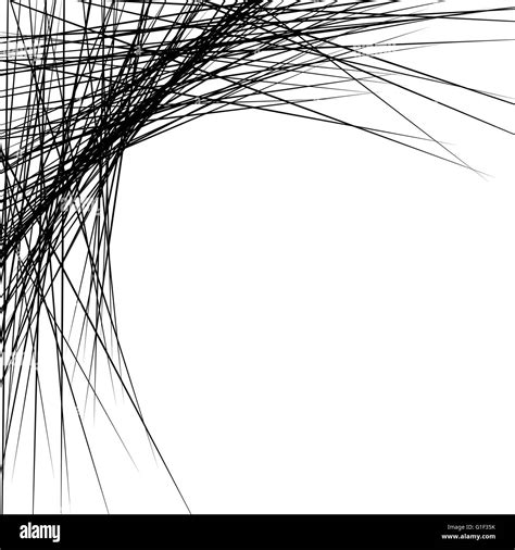 Dense Intersecting Lines Abstract Geometric Edgy Graphic Monochrome