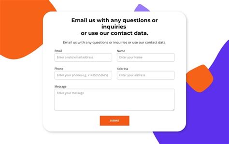 Fill Out The Form Joomla Template By Nicepage