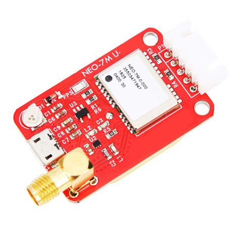 GetUSCart GPS Module Navigation Satellite Positioning Board NEO M With Connection Line Serial