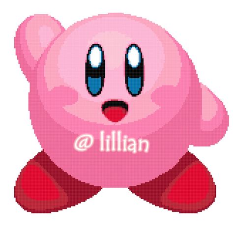 Kirby Pixel Art  Tranet Biologia Ufrj Br