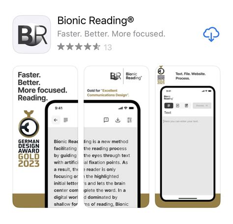 Bionic Reading® On Twitter Bionic Reading® For Ios 🔥 Only The Gold Award Winning App Is Good
