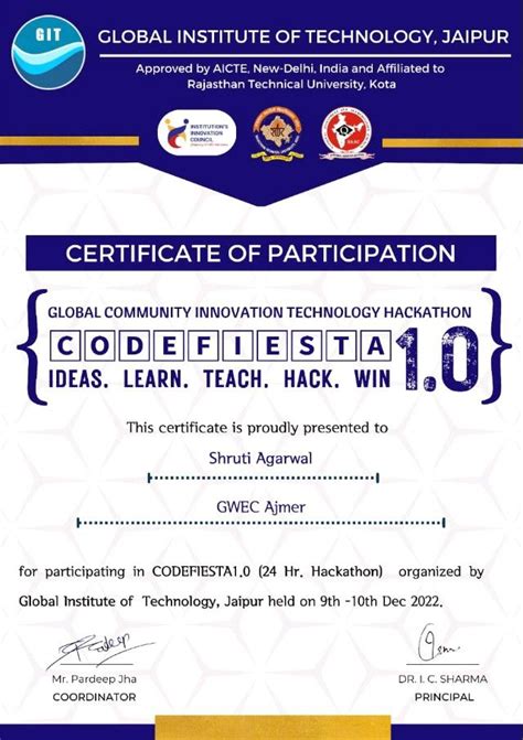 shruti agarwal on linkedin hackathon learning participation