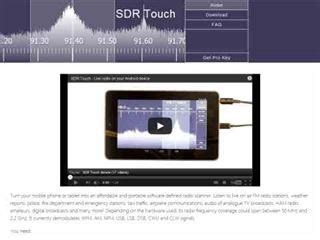 SDR Touch Android SDR The DXZone