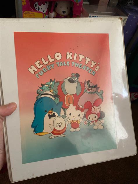 Hello Kitty Furry Tale Theatre 1980s Original Animator Binder That I Got For 10 Years Ago At
