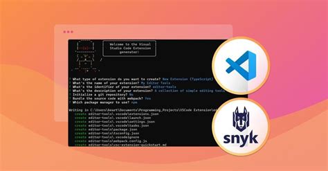 modern vs code extension development tutorial building a secure extension snyk