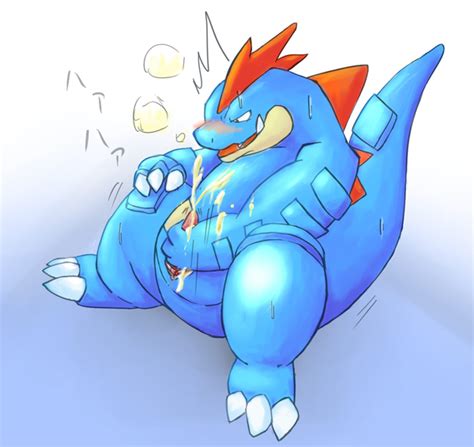 Rule 34 Blue Skin Blush Claws Color Cum Feral Feraligatr Male Male