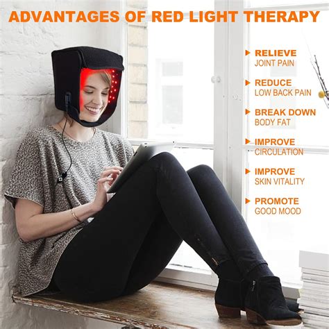 Buy Red Light Therapy Hat Near Infrared Light Pad For Body Pain Relief