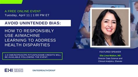 Executives For Health Innovation On Linkedin Ai Machinelearning Sdoh Healthequity