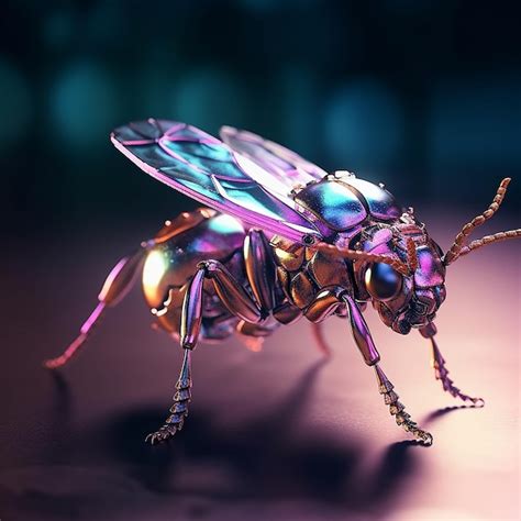 Premium Ai Image Insect Created From Gems Real Photo Generative Ai