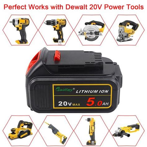 China Waitley Dcb200 20V 5.0ah Lithium Ion Replacement Power Tools ...