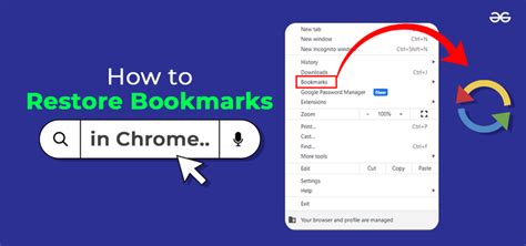 Ways To Restore Bookmarks In Chrome GeeksforGeeks