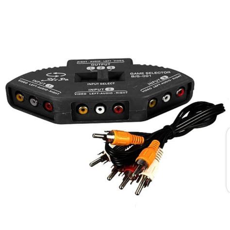 Jual AV Switch 3 In 1 AV RCA Selector With AV RCA Cable Jakarta Barat SINAR88 SHOP Tokopedia