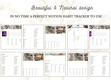 habit tracker notion template dashboard setup layout planner digital