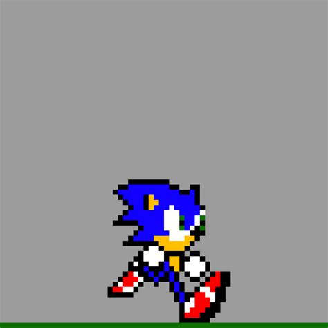 Pixilart Sonic Walk Cycle By Chris Oc