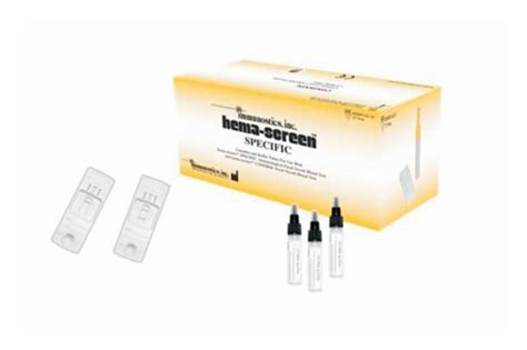 Immunostics Hema Screen SPECIFIC IFOBT Cassette Kit Each Buy Online Immunostics Fisher