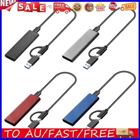 Gbps M Ssd Adapter Enclosure Support M Nvme Pcie Ngff Sata Type C Case Set Eur