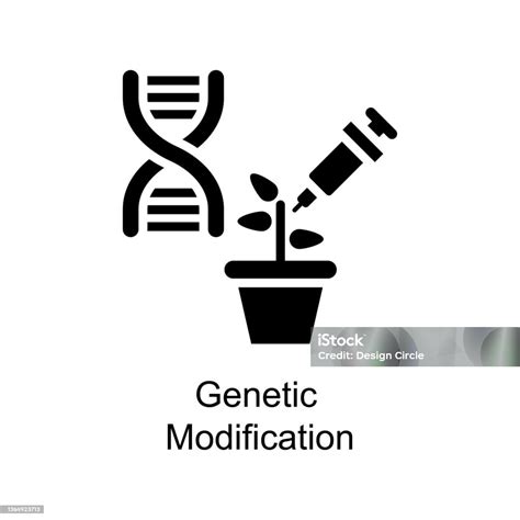 유전자 변형 벡터 솔리드 아이콘 디자인 일러스트레이션 화이트 배경 Eps 10 파일에 교육 기술 기호 0명에 대한 스톡 벡터 아트 및 기타 이미지 Istock