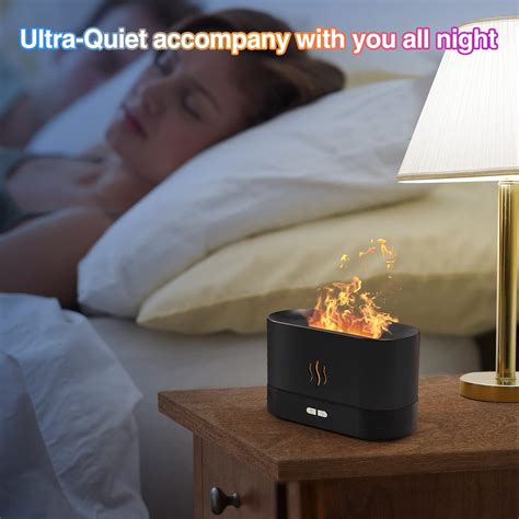 Buy Colorful Flame Air Aroma Diffuser H Humidifier Upgraded Flame Colors Noiseless