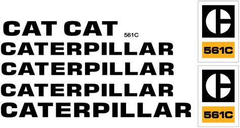 Caterpillar 561c Decal Set