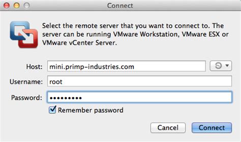 VMware Fusion Tech Preview 2 Can Now Connect To ESXi VCenter Server