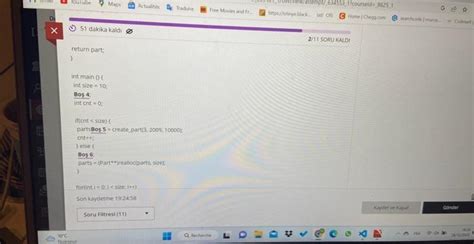 Solved The Following Code Creates Structs Of The Type Struct
