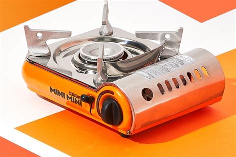 휴대용가스레인지·토치 리퍼 미니 오렌지 휴대용 가스렌지 가스 버너 캠핑용 전용 케이스 가방 포함 오늘의집 쇼핑