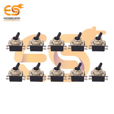 Buy 2a 4 Pin Spdt Black Color Small Toggle Switches Pack Of 50pcs