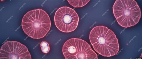 Brightfield Microscopy Image Showcasing Intricate Nerve Biopsy Cells Premium Ai Generated Image