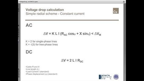 Power Cable Voltage Drop Calculation Formula At Ben Vincent Blog