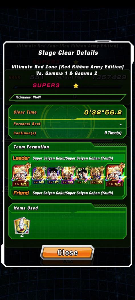 Gamma 1 And Gamma 2 Beaten By Goku Gohan R Dbzdokkanbattle