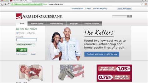 Armed Forces Bank Online Banking Login Instructions Youtube