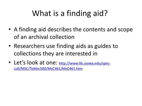 Ppt Intro To Encoded Archival Description Ead Powerpoint Presentation Id 3290490