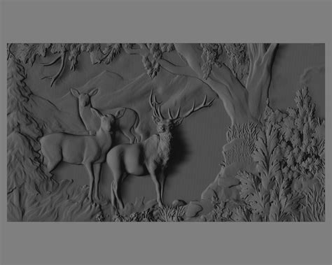 Stl File Deer Stl Cnc Design 🦌 ・3d Printing Model To Download・cults