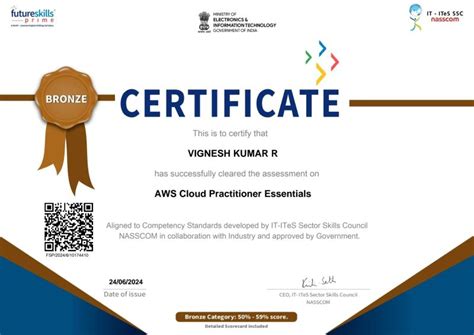 Vignesh Kumar On Linkedin Nasscom Aws Cloud Practitioner Essential