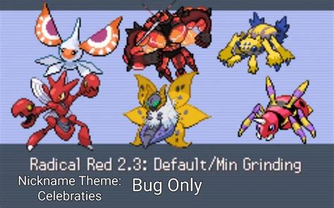 Hardcore Mono Bug Complete Rpokemonradicalred